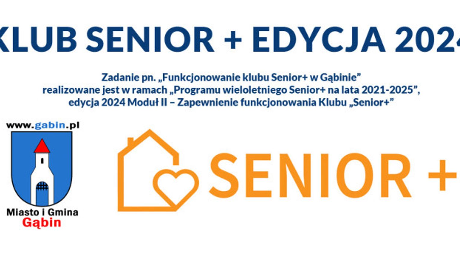 Klub Senior+ edycja 2024 w Gąbinie