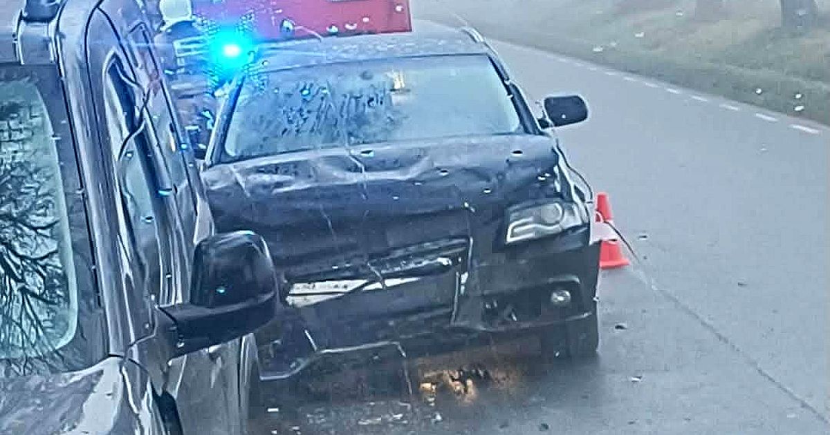 Nedna chwila nieuwagi, trzy auta rozbite